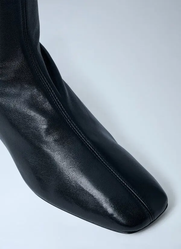 TOTEME Stretch Leather Knee-high Boots
