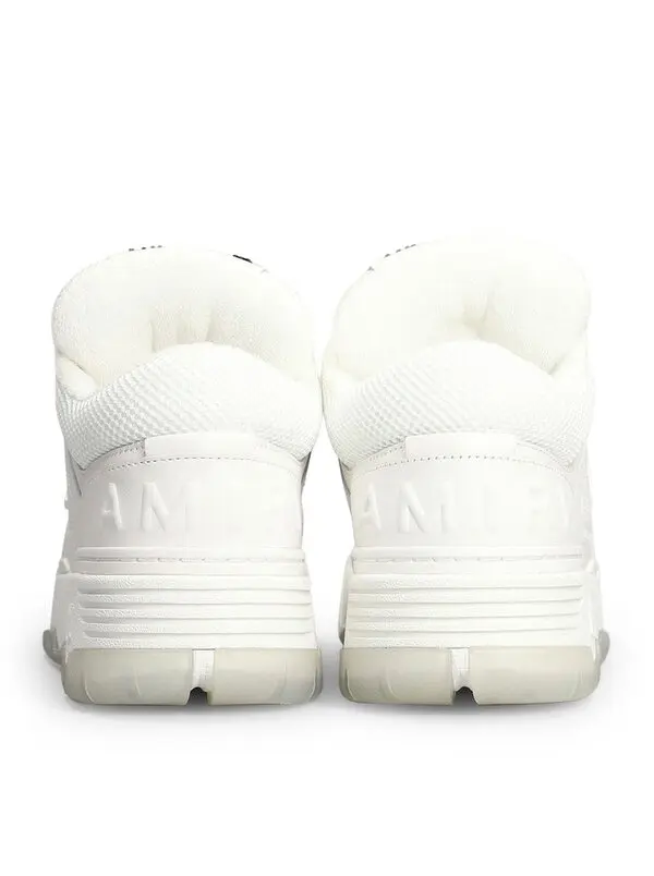 Amiri Ma1 Leather And Fabric Sneakers - White