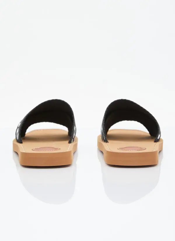 Chloé Woody Slides - Black
