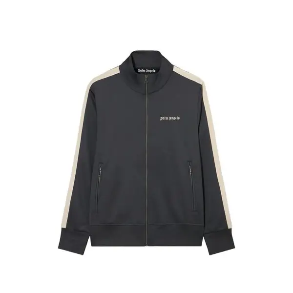 Palm Angels Grey Jackets Bomber Jackets - Gray