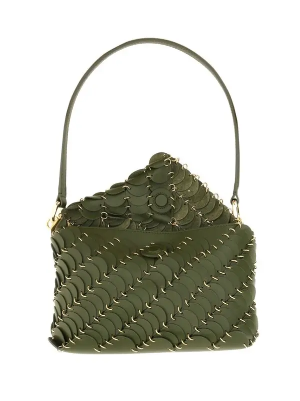 Rabanne Leather Bag - Green