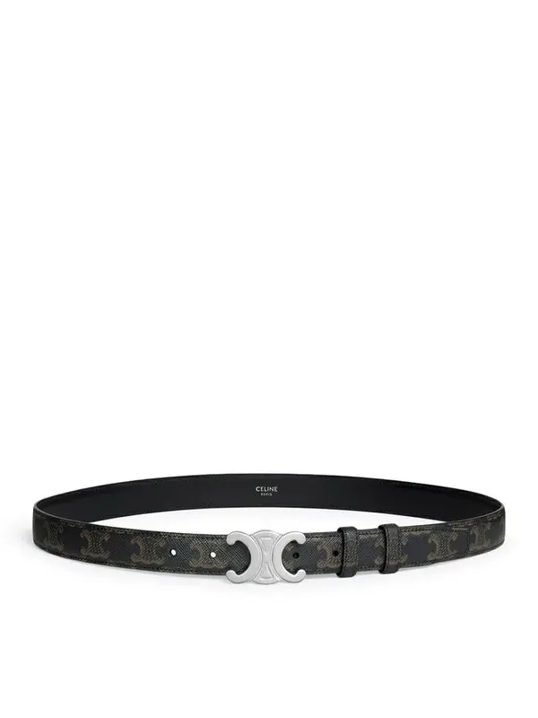 Celine Medium Triomphe Belt In Triomphe Canvas