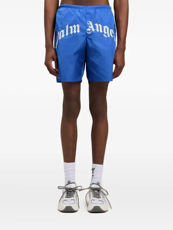 Palm Angels Logo Swim Shorts - Multicolor