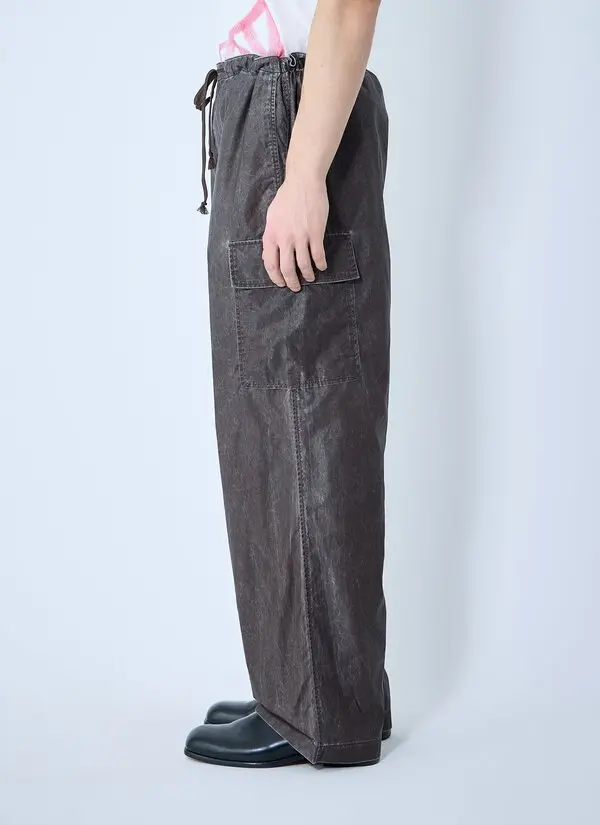 Our Legacy Way Coated Drawstring Cargo Pants