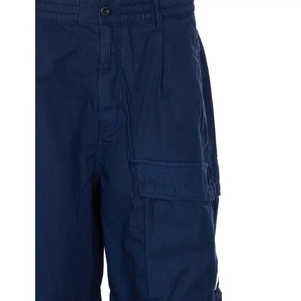 C.P. COMPANY Micro-reps Cargo Pants With Lens Logo - Blue