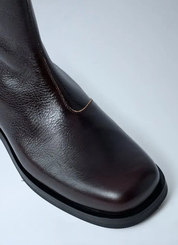 Our Legacy Camion Leather Chelsea Boots