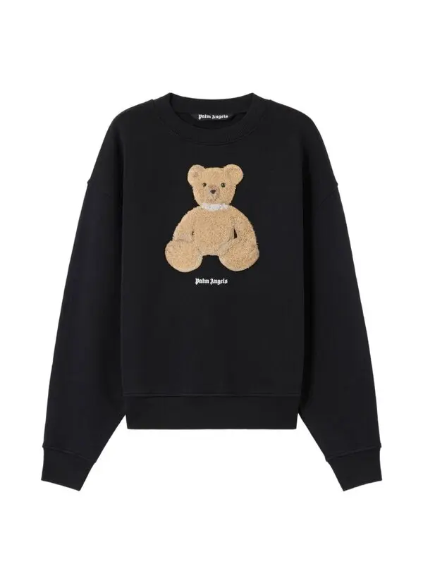 Palm Angels Bear Graphic Crewneck Sweatshirt - Multicolor