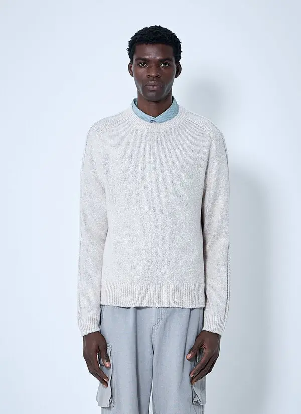 Our Legacy Silk Knit Crewneck Sweater - Cream