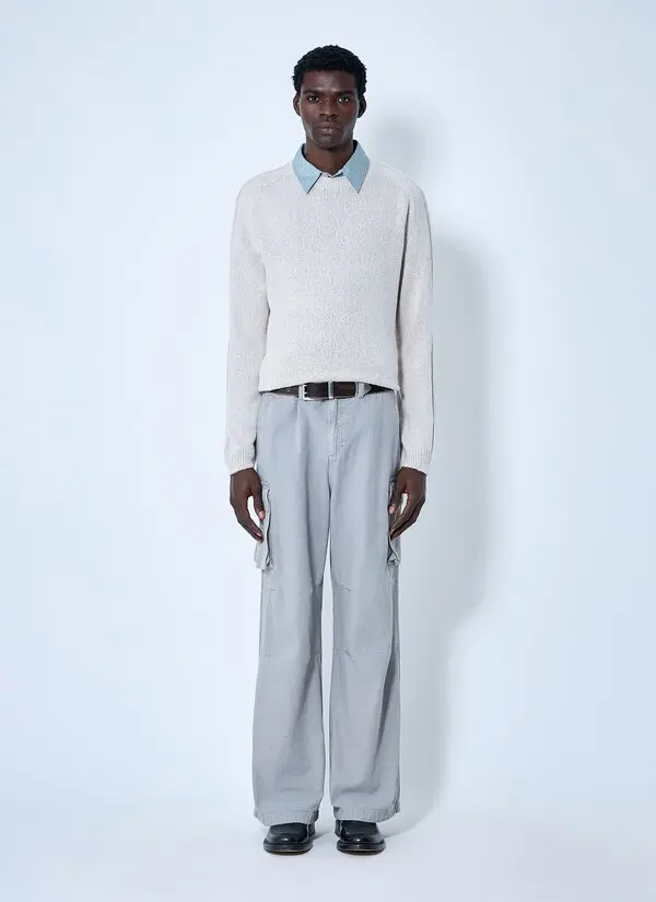 Our Legacy Silk Knit Crewneck Sweater - Cream