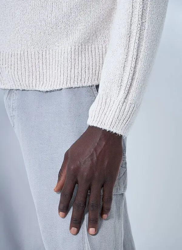 Our Legacy Silk Knit Crewneck Sweater - Cream