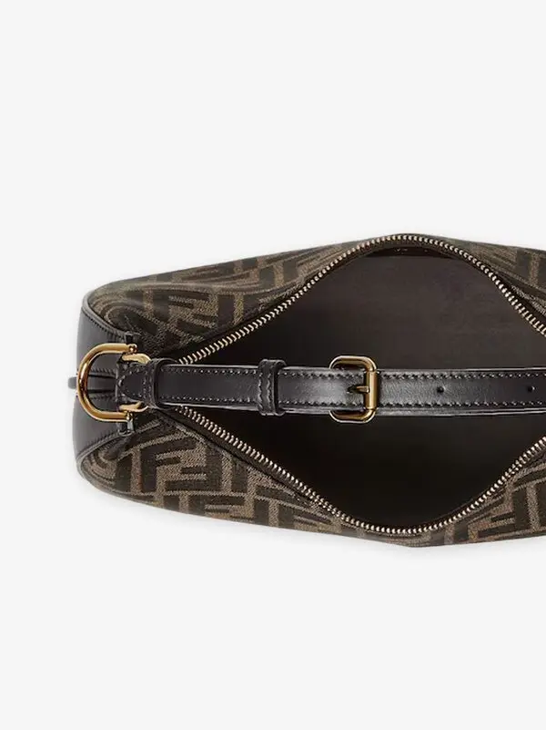 Fendi Ff Jacquard Fabric Handbag - Multicolor