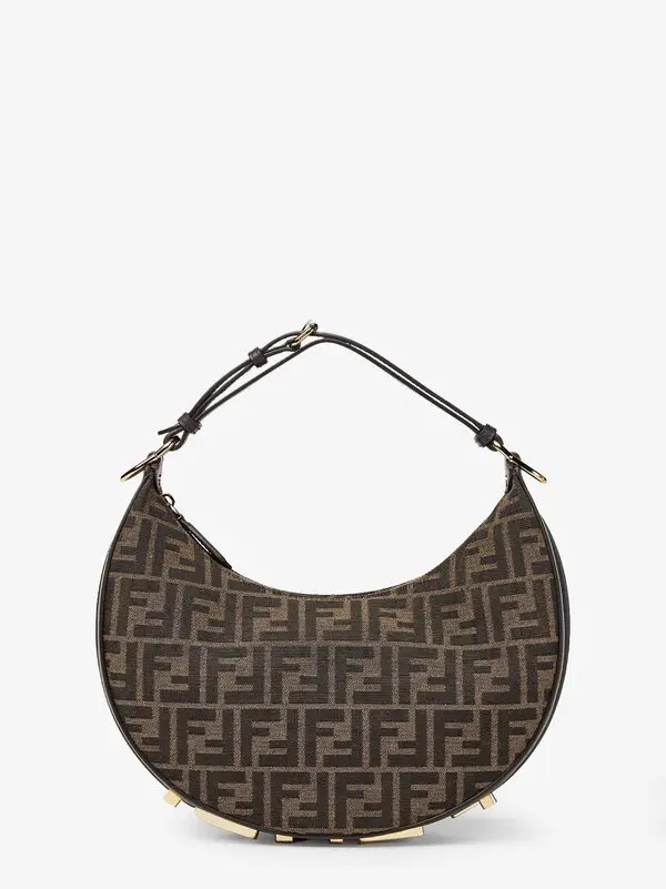 Fendi Ff Jacquard Fabric Handbag - Multicolor