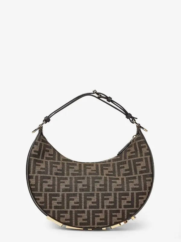 Fendi Ff Jacquard Fabric Handbag - Multicolor