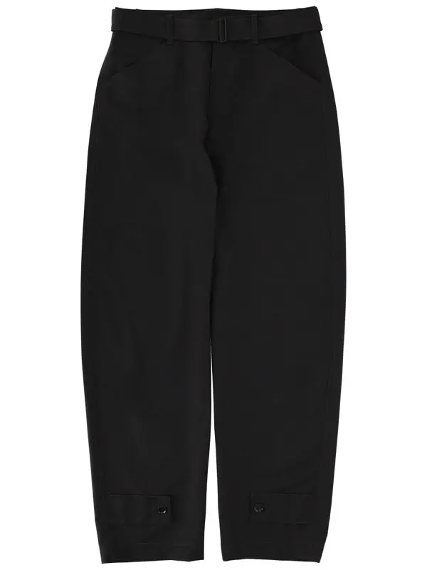 LEMAIRE Tailored Wool Blend Straight Fit Pants - Gray
