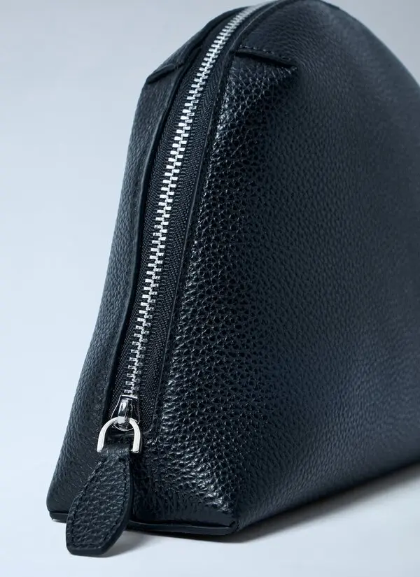TOTEME Textured Leather Pouch - Black