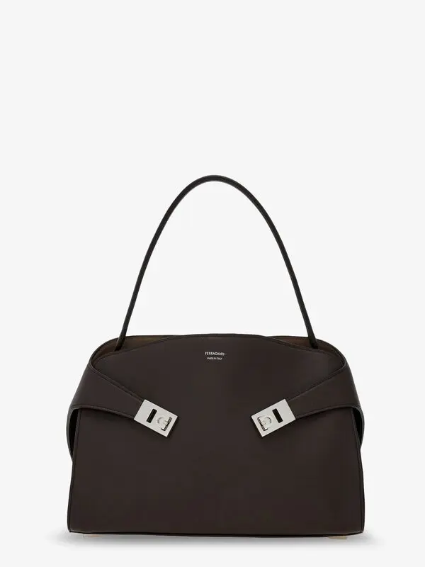 FERRAGAMO Hug Soft Two-tone Shoulder Bag - Multicolor