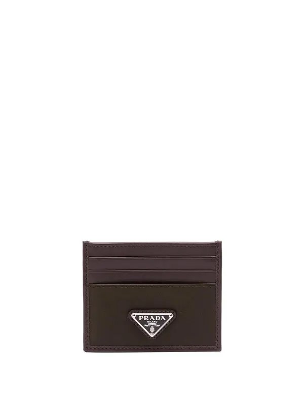 Prada Re-nylon And Leather Card Holder - Multicolor