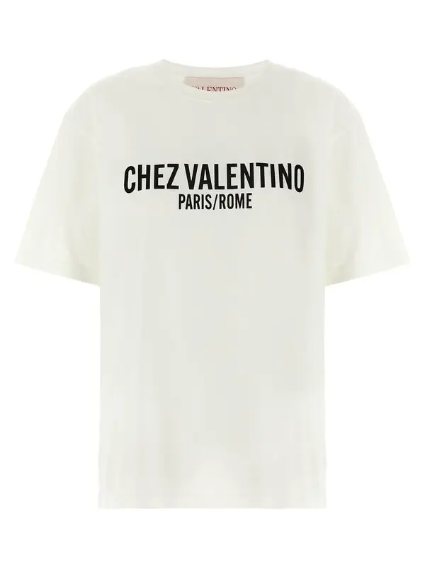 Valentino Garavani Chez " Cotton T-shirt - Multicolor