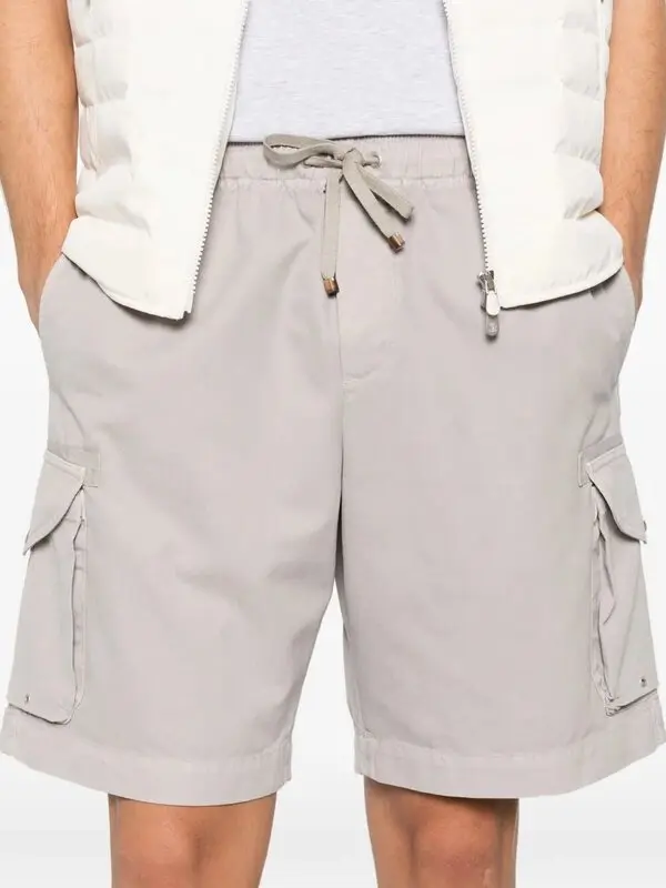 Brunello Cucinelli Gabardine Bermuda Shorts