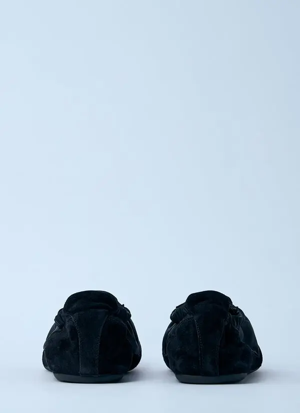 Prada Re-nylon And Suede Collapse Sneakers - Black