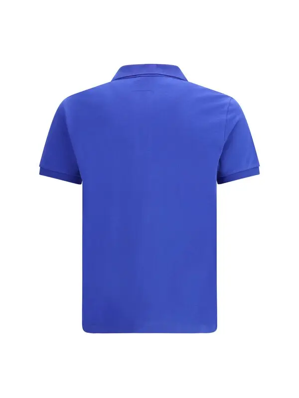PARAJUMPERS Polo With Logo Application - Blue