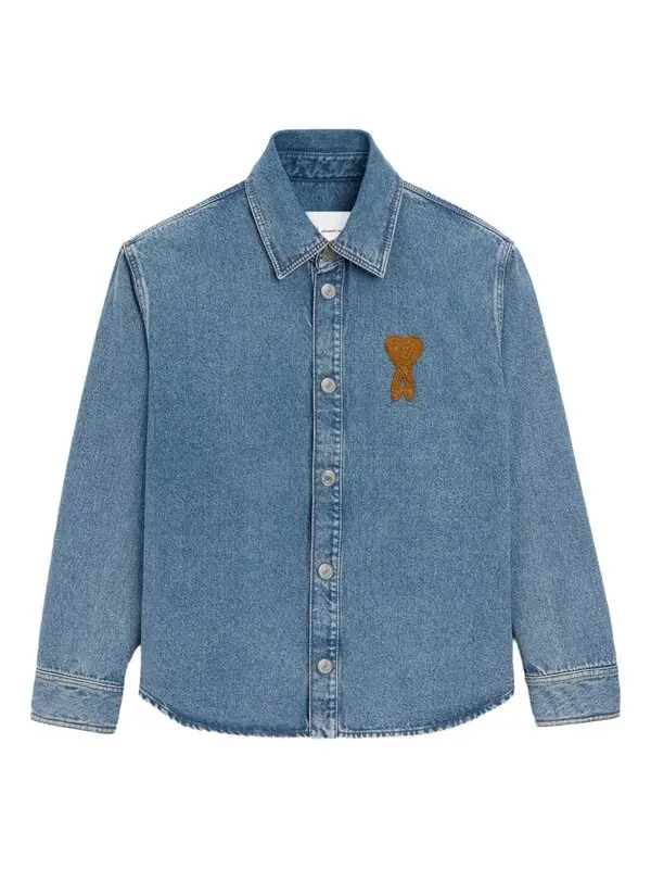 Ami De Coeur Denim Shirt - Multicolor