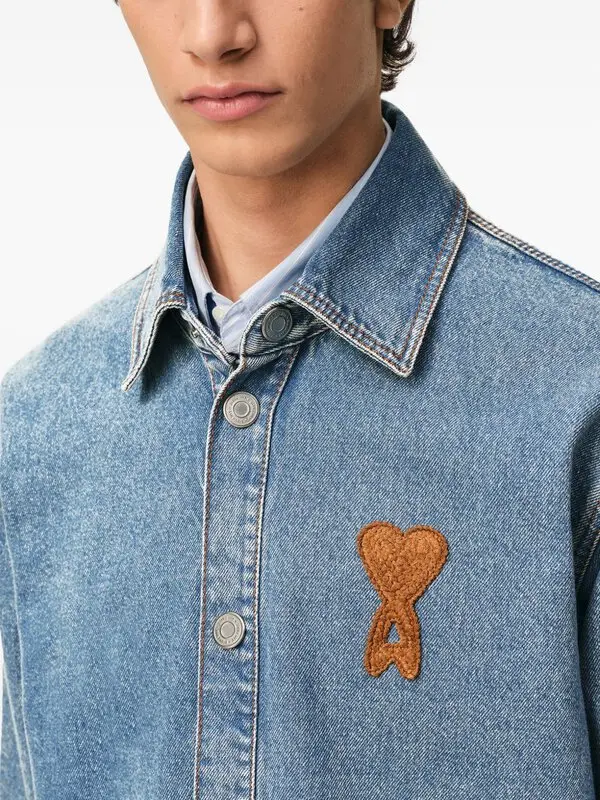 Ami De Coeur Denim Shirt - Multicolor