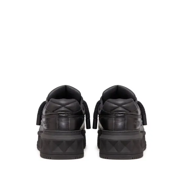 Valentino Garavani Nappa Leather Roman Stud Trainers - Black