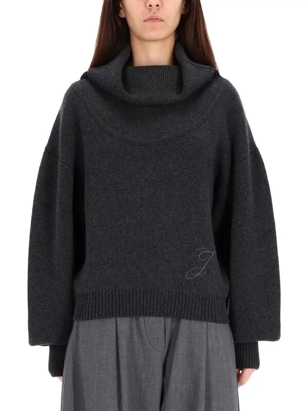 Jacquemus Jersey Ball" Sweater - Gray