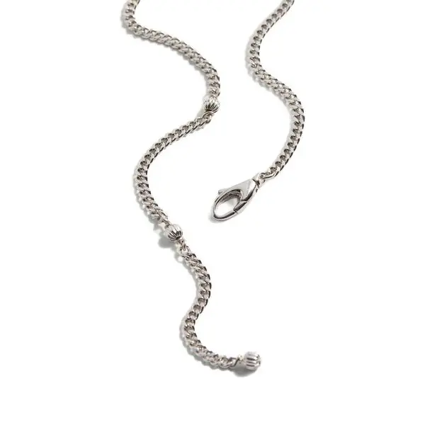 Valentino Garavani Tone Palladium-tone Metal Cable-link Chain Necklace