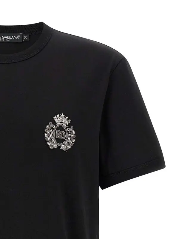 Dolce & Gabbana Heraldic Patch T-shirt - Black