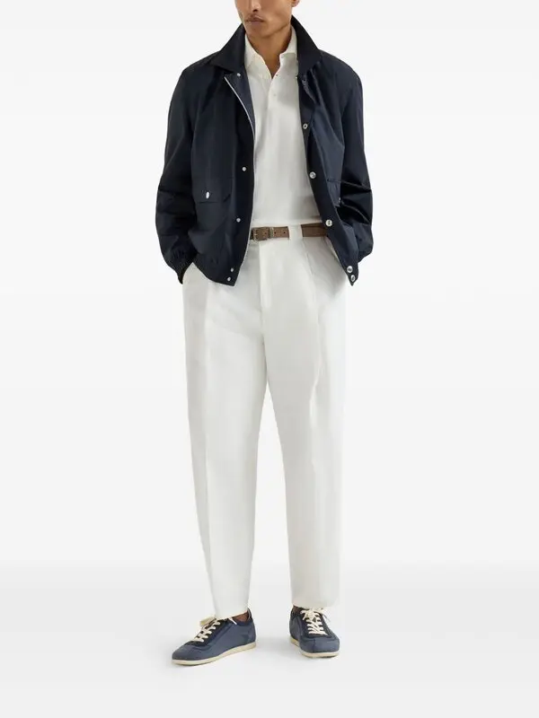 Brunello Cucinelli Logo Cotton Polo Shirt