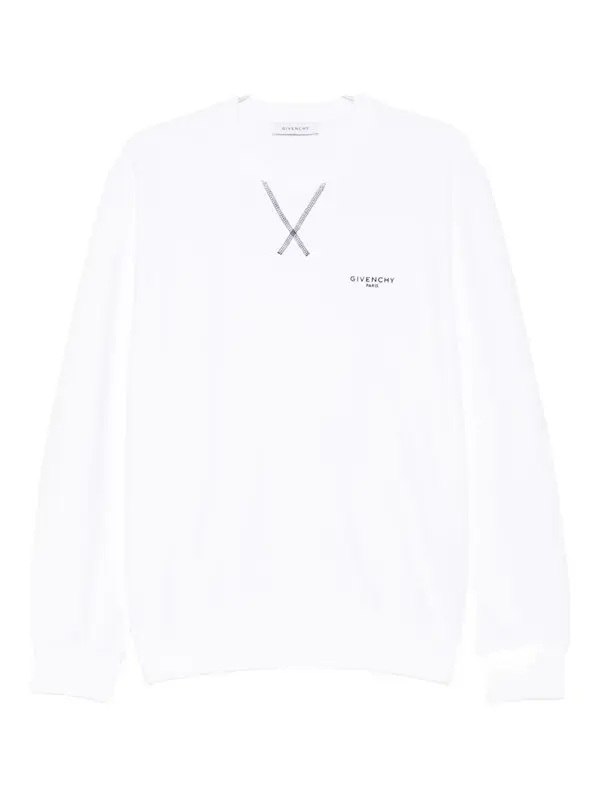 Givenchy Logo Cotton Hoodie - Multicolor