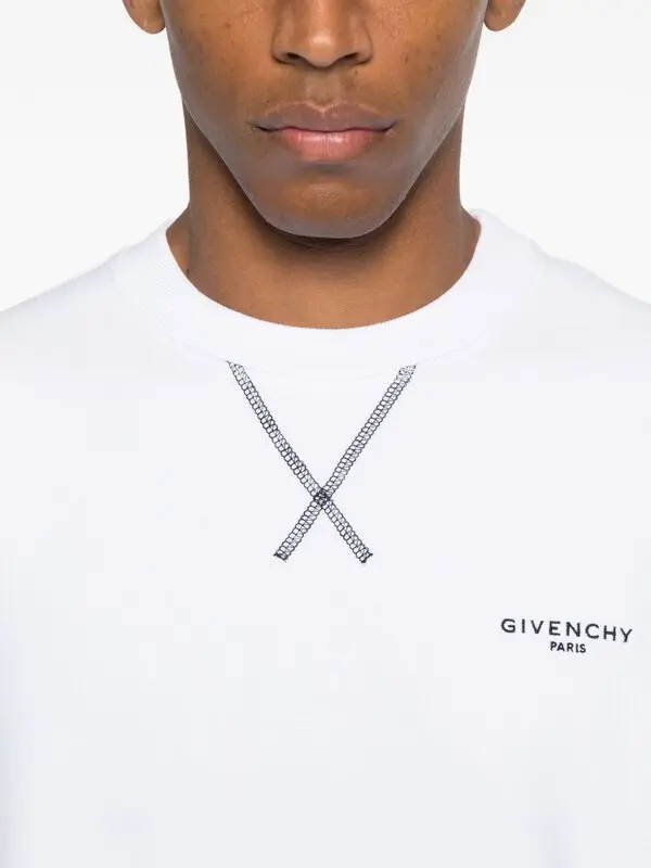 Givenchy Logo Cotton Hoodie - Multicolor