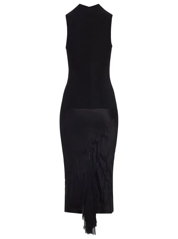 Rick Owens Asymmetrical Midi Dress