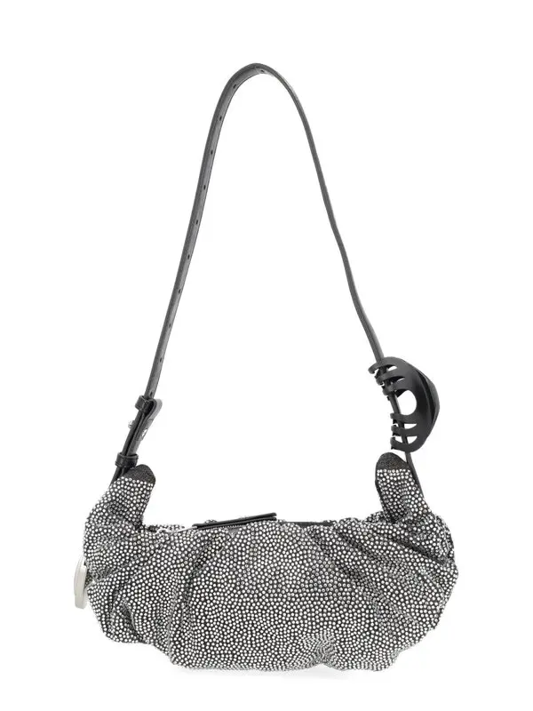 DIESEL® Embellished Shoulder Bag - Black