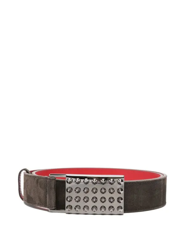 CHRISTIAN LOUBOUTIN Studded Leather Belt - Multicolor
