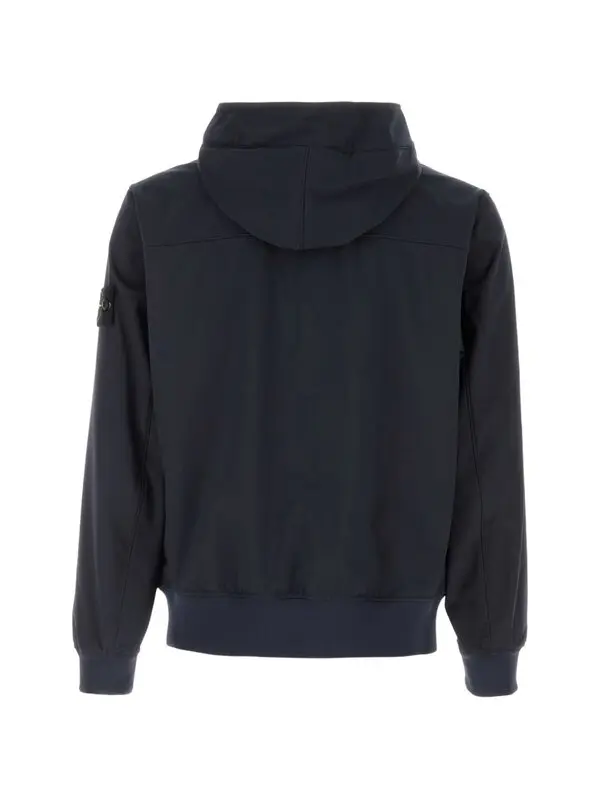 Stone Island Nylon Blouson Jacket With Badge Detail - Multicolor