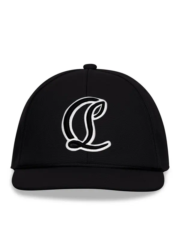 CHRISTIAN LOUBOUTIN Mooncrest Ivy Ac Baseball Cap - Black