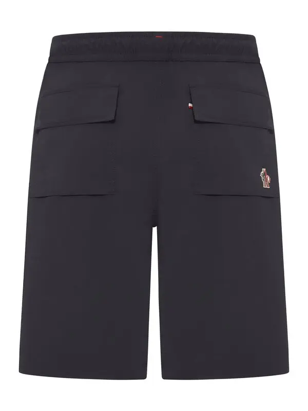 Moncler Technical Fabric Shorts With Drawstring Waist