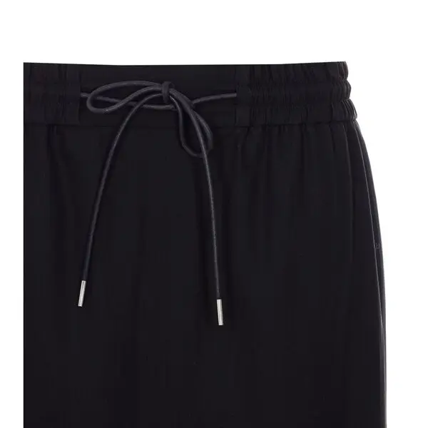 Sacai Asymmetrical Pleated Flounce Skirt