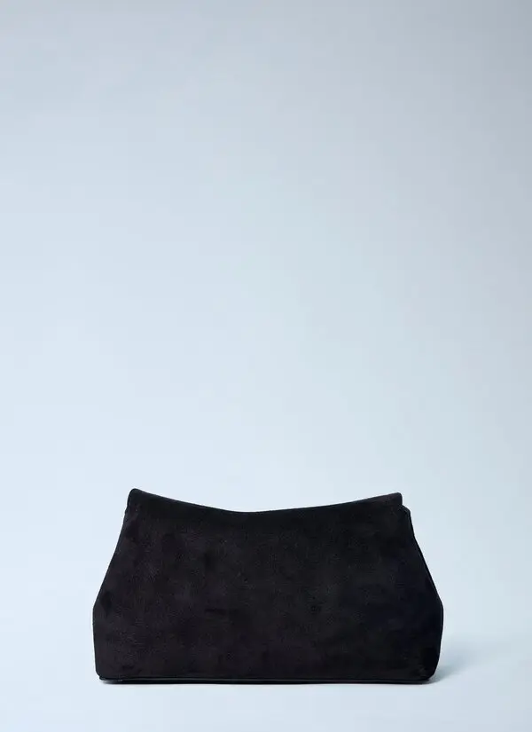 TOTEME T-lock Suede Crossbody Bag