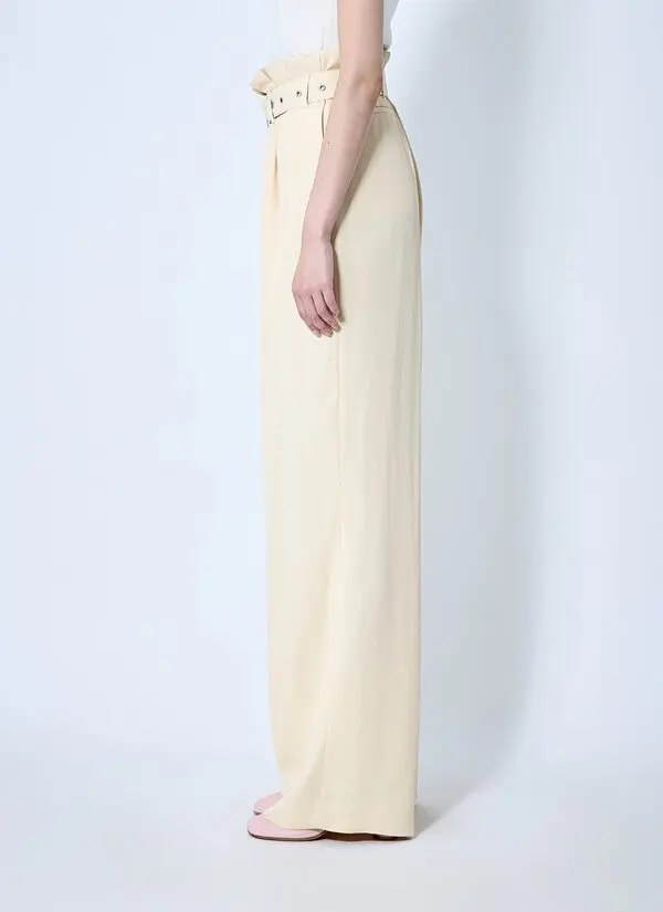 Dries Van Noten Belted Plain Weave Pants