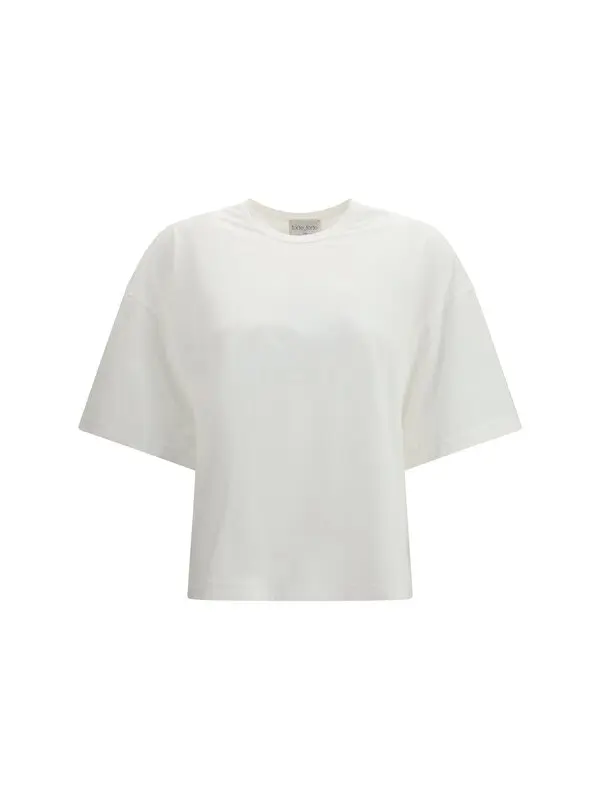 FORTE_FORTE Oversized Cotton Jersey T-shirt - White