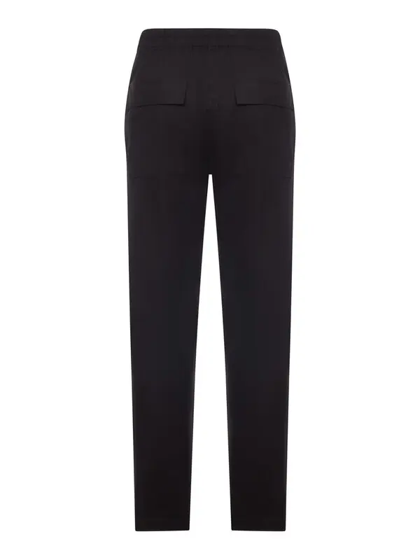 Rick Owens Cotton Drawstring Trousers