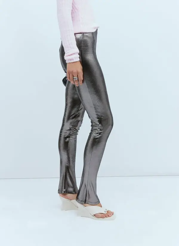 Blumarine Metallic Leggings