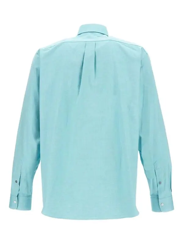 Fendi Shirt With `ff` Embroidery - Multicolor