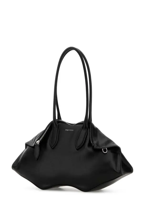 Alexander McQueen Leather Manta Shoulder Bag