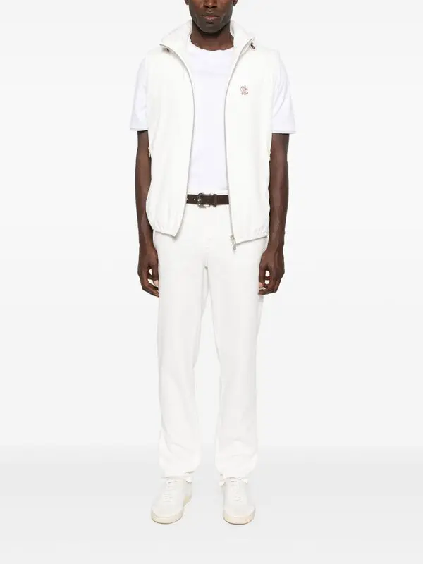 Brunello Cucinelli Logo Cotton T-shirt - Multicolor
