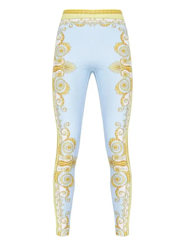 Versace Spring Barocco Leggings - Multicolor